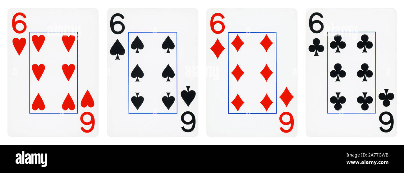 6 of spades playing card hi-res stock photography and images - Alamy