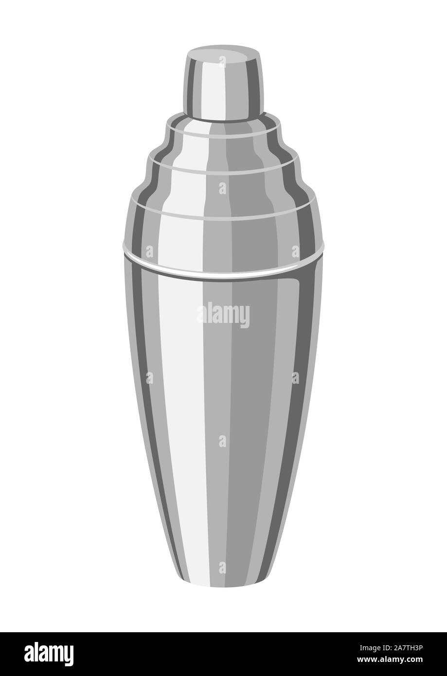 Metal cocktail shaker Stock Vector Image & Art - Alamy