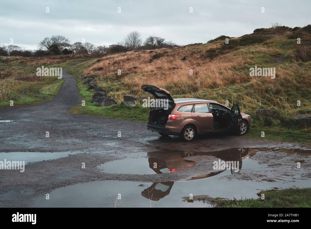 Empty carpark hi-res stock photography and images - Alamy