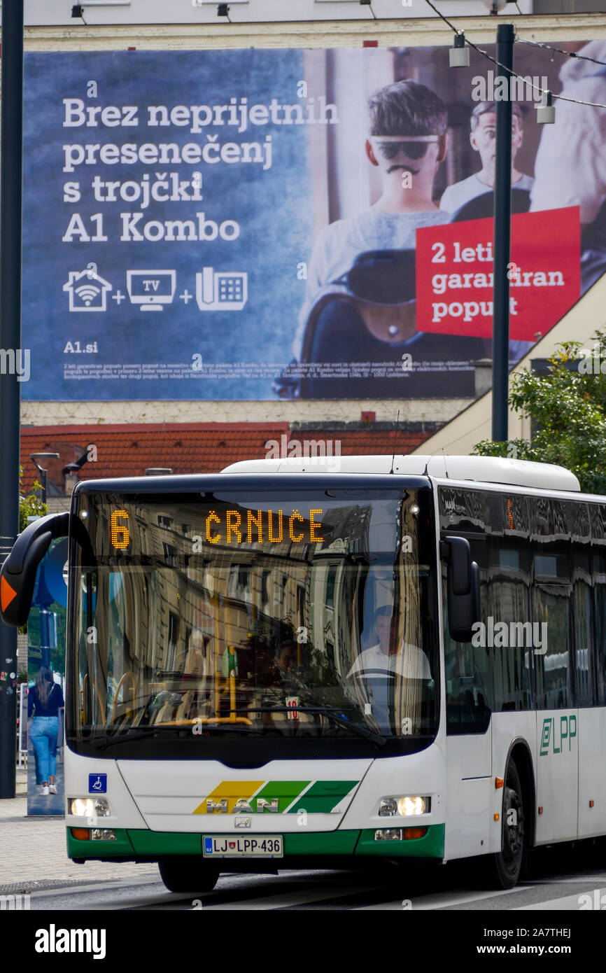 Bus in ljubljana hi-res stock photography and images - Alamy