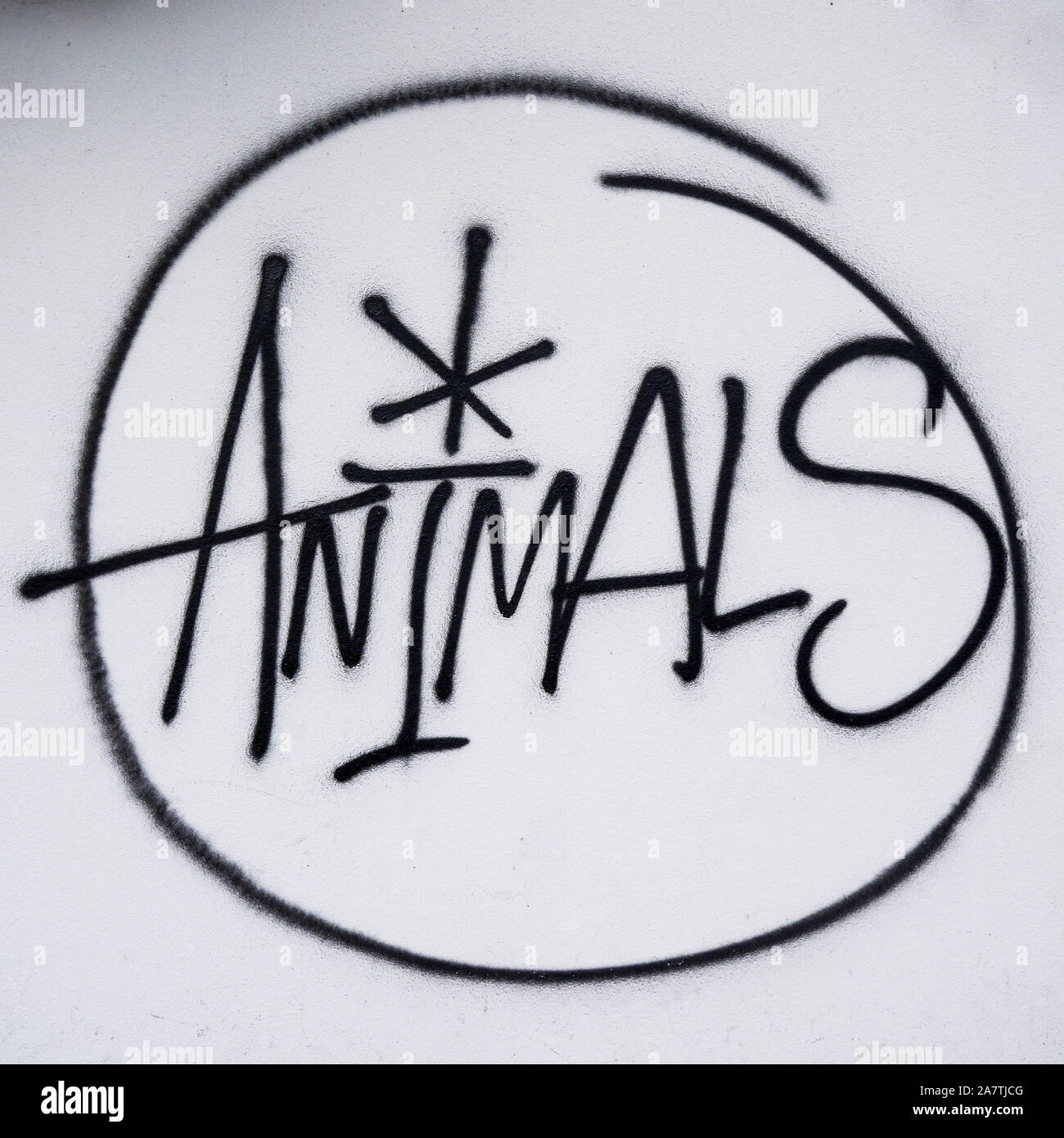 Animals graffiti hi-res stock photography and images - Alamy