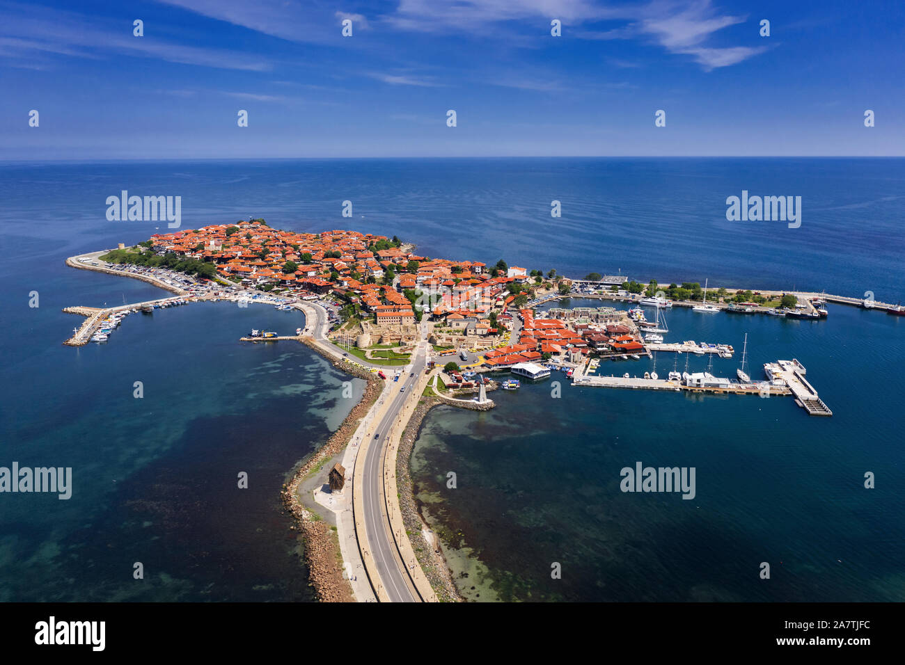 Aerial view nessebar ancient city hi-res stock photography and images ...