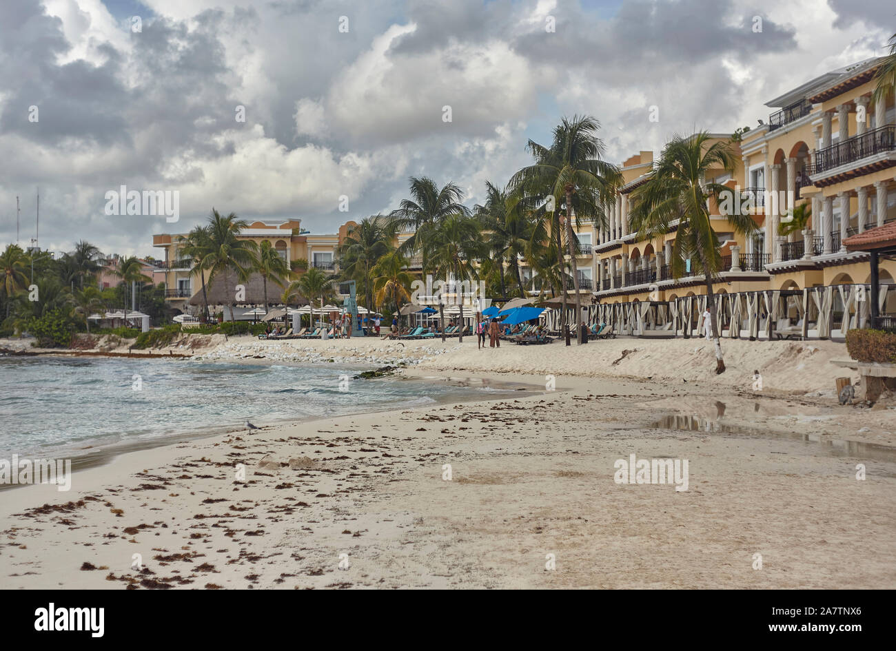 Playa del Carmen's December Stock Photo - Alamy