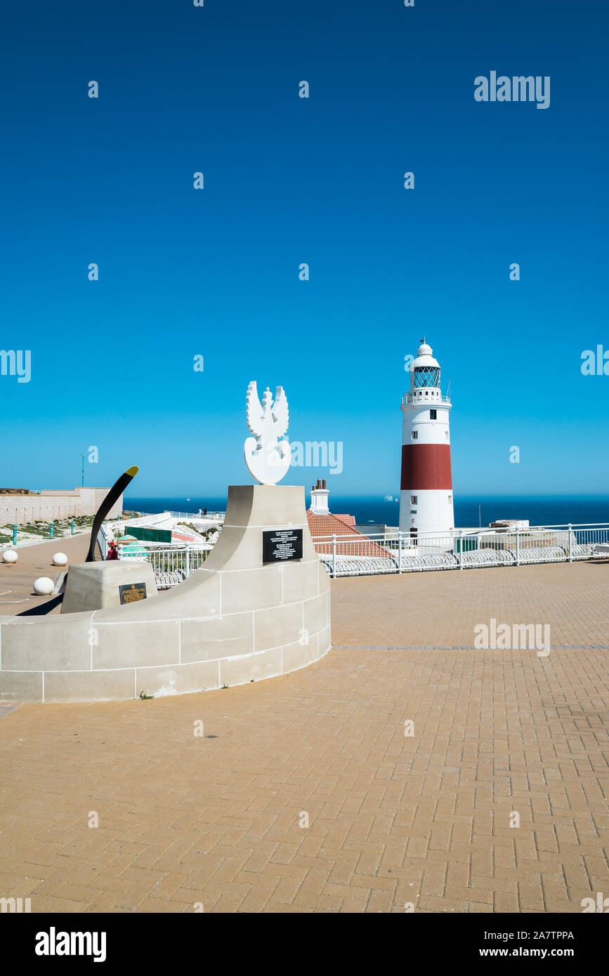 General Wladyslaw Sikorski Monument at Europa Point, Gibraltar, UK ...