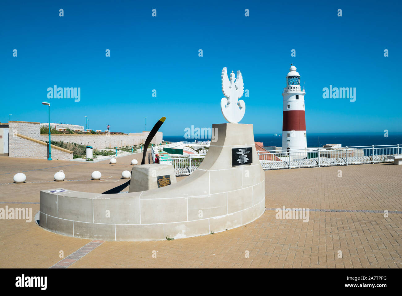 General Wladyslaw Sikorski Monument at Europa Point, Gibraltar, UK ...