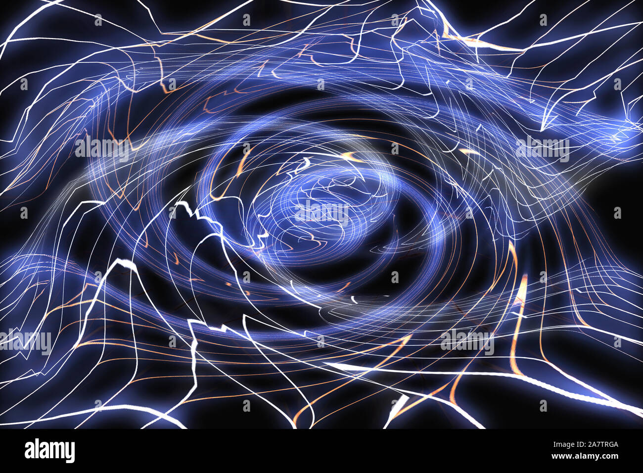 Abstract digital swirl sci fi hi-res stock photography and images - Alamy