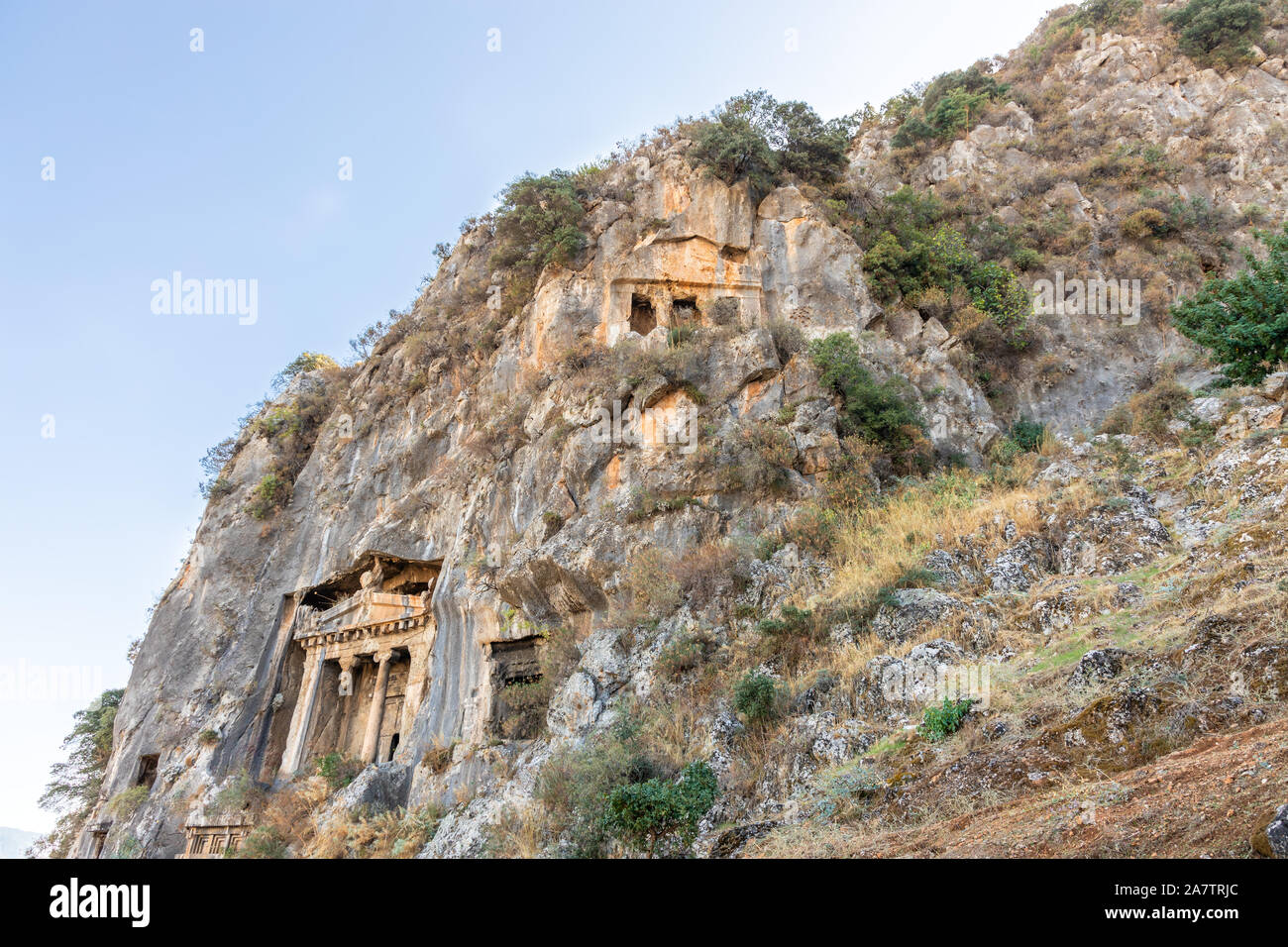 Famous rock tombs of turkey hi-res stock photography and images - Alamy