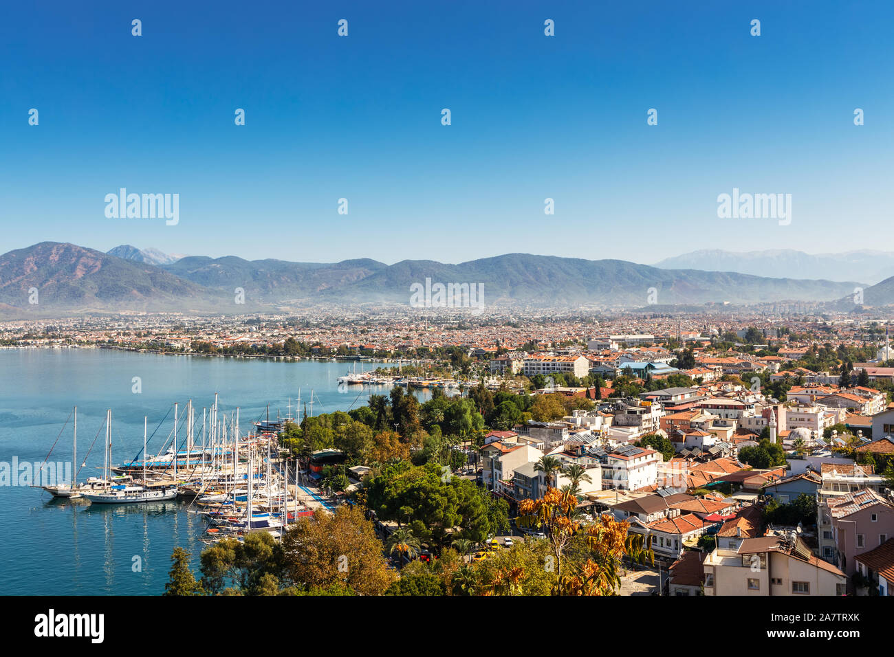 Fethiye town and harbour hi-res stock photography and images - Alamy