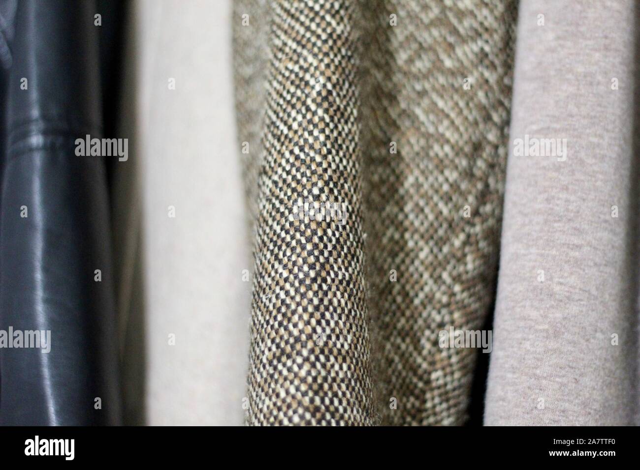 Hanging up coats hi-res stock photography and images - Alamy