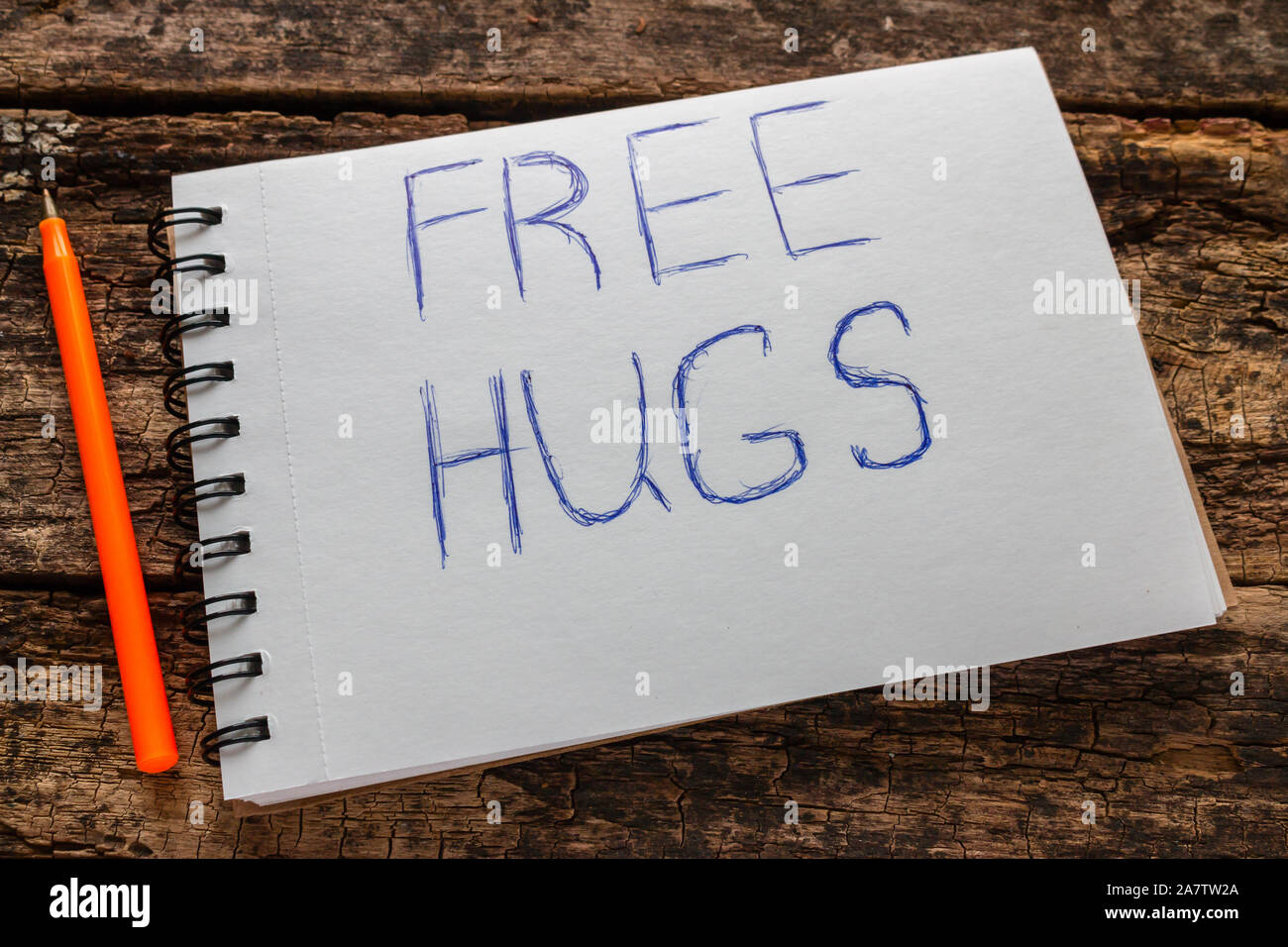 Free hugs sign hi-res stock photography and images - Alamy