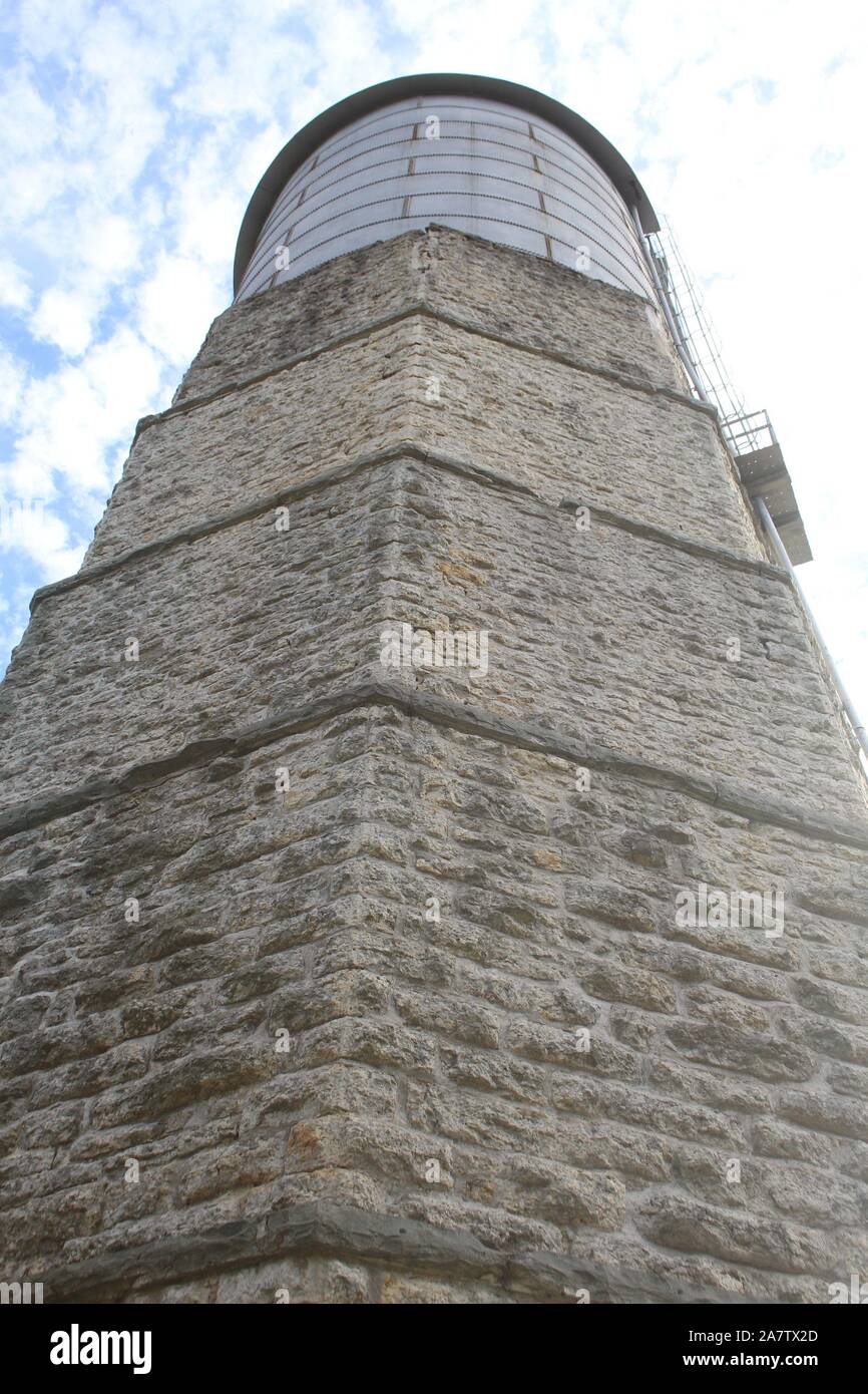 University of Wisconsing Whitewater witch tower Stock Photo - Alamy