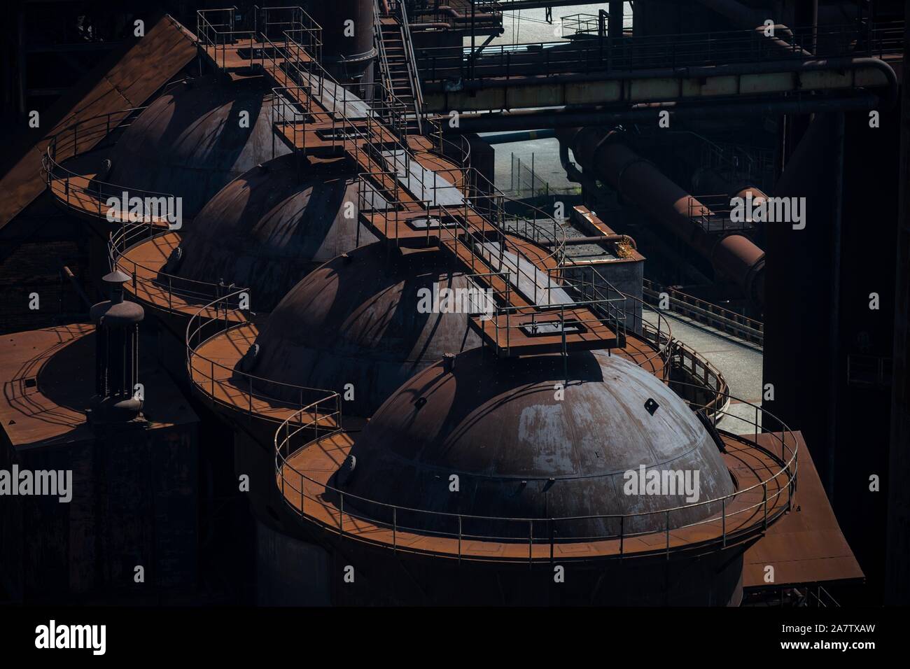 Lower region of Vitkovice - old ironworks factory Stock Photo - Alamy