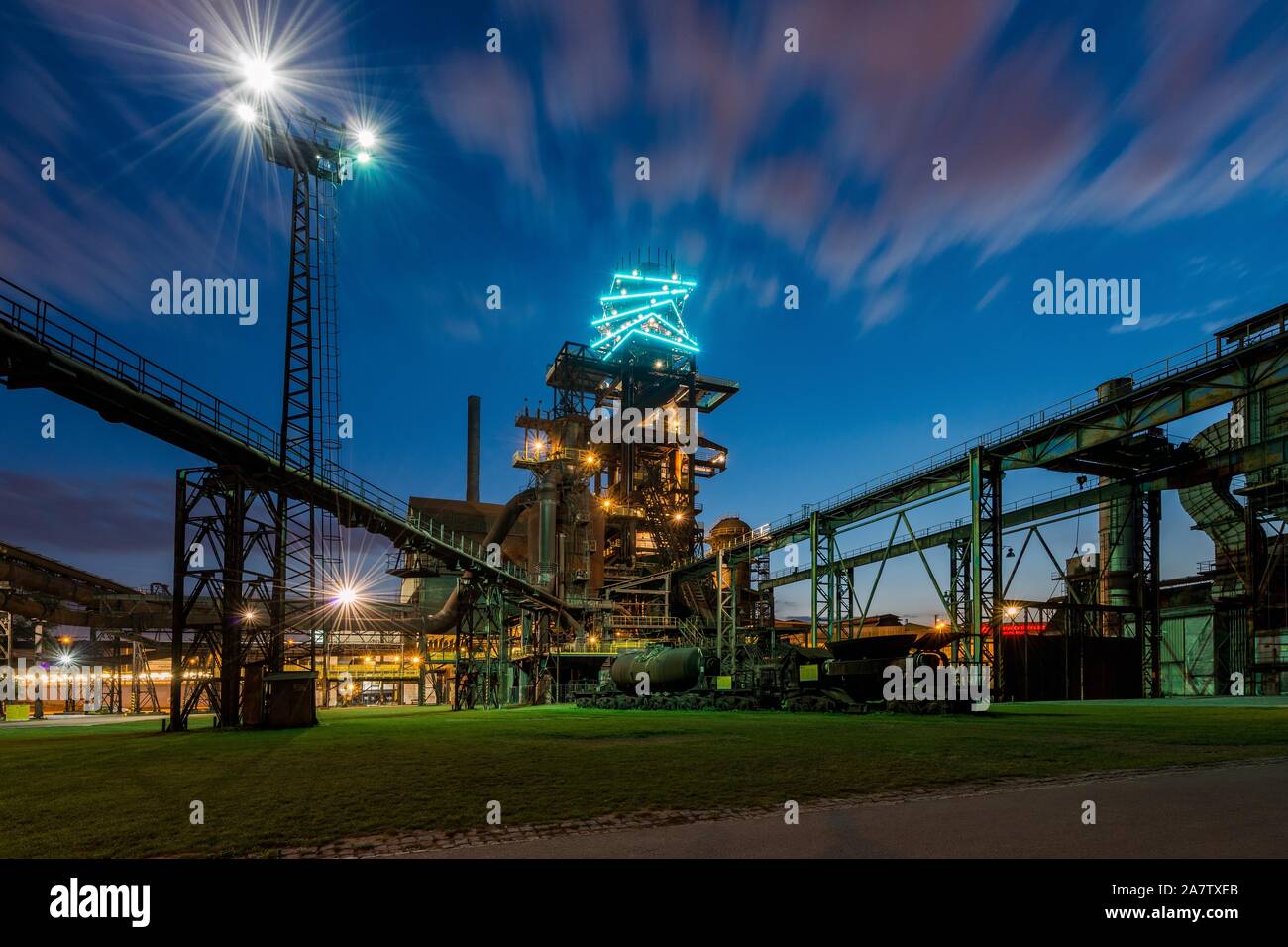 Lower region of Vitkovice - old ironworks factory Stock Photo - Alamy