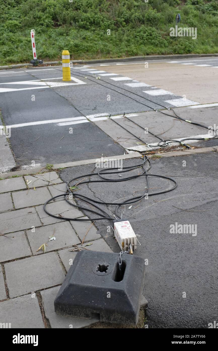 Vehicle Classifier machine working and counting types of vehicles ...