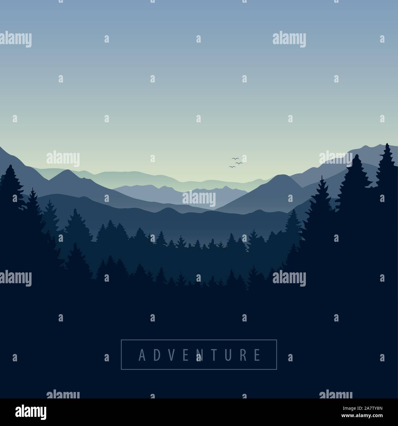 Blue animals wildlife nature Stock Vector Images - Alamy