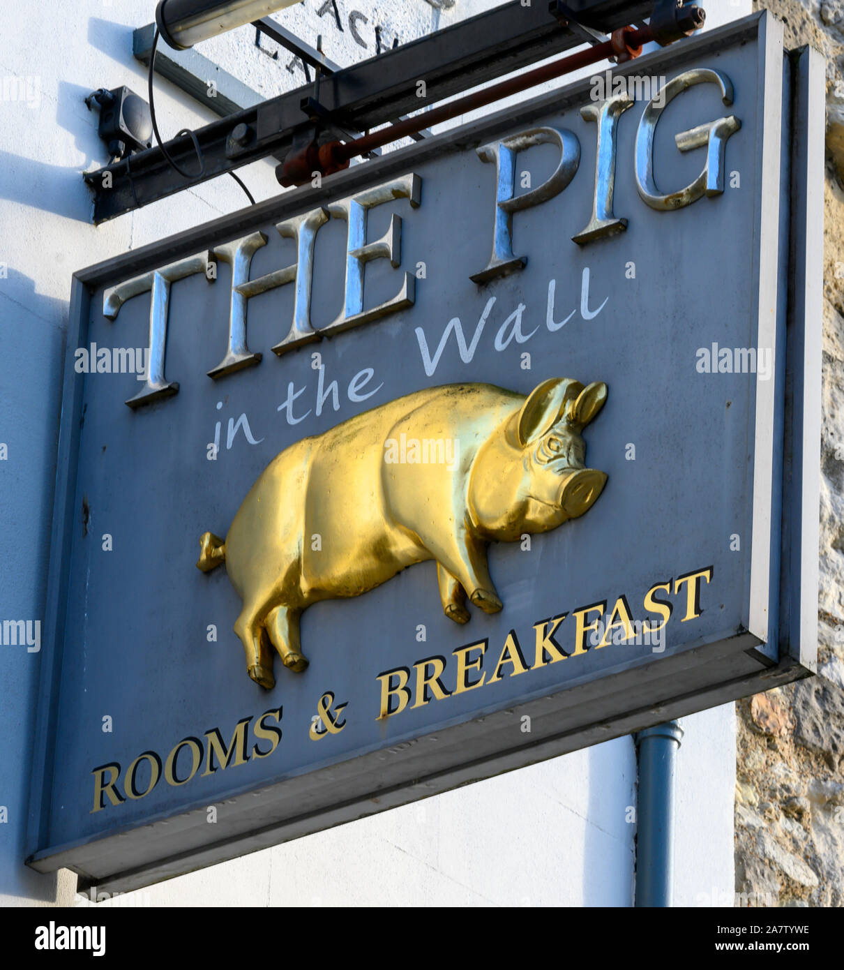 The Pigs Restaurant Sign