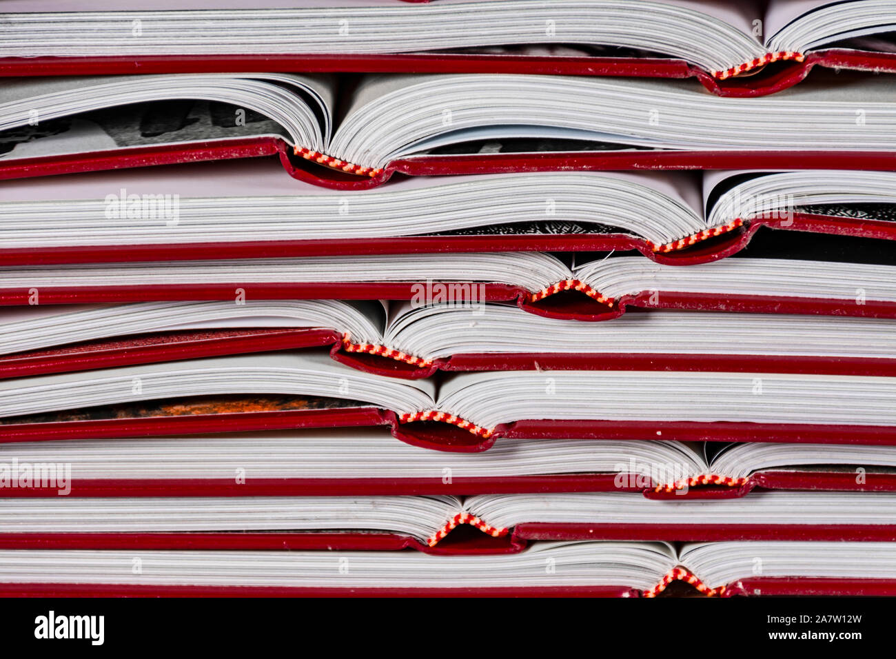 Books reading pile old pages read hi-res stock photography and images ...