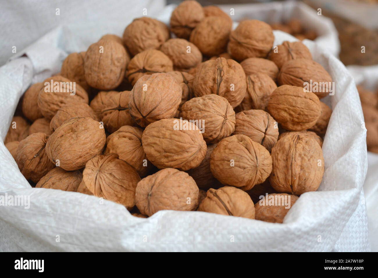 Bags of walnuts hi-res stock photography and images - Alamy