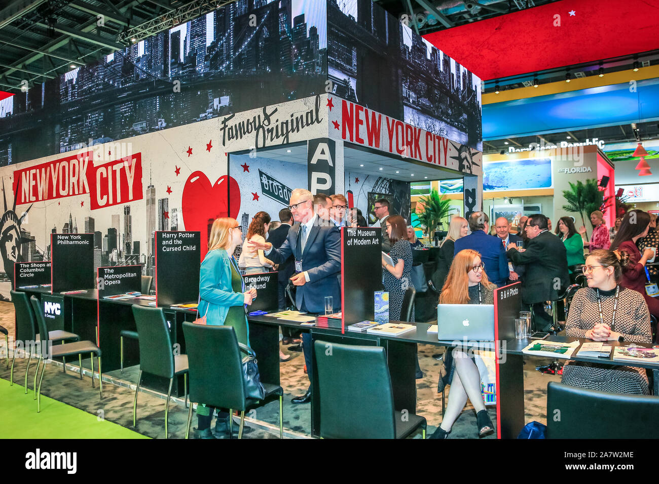 ExCel London, London, 04th November 2019. The New York City stand ...