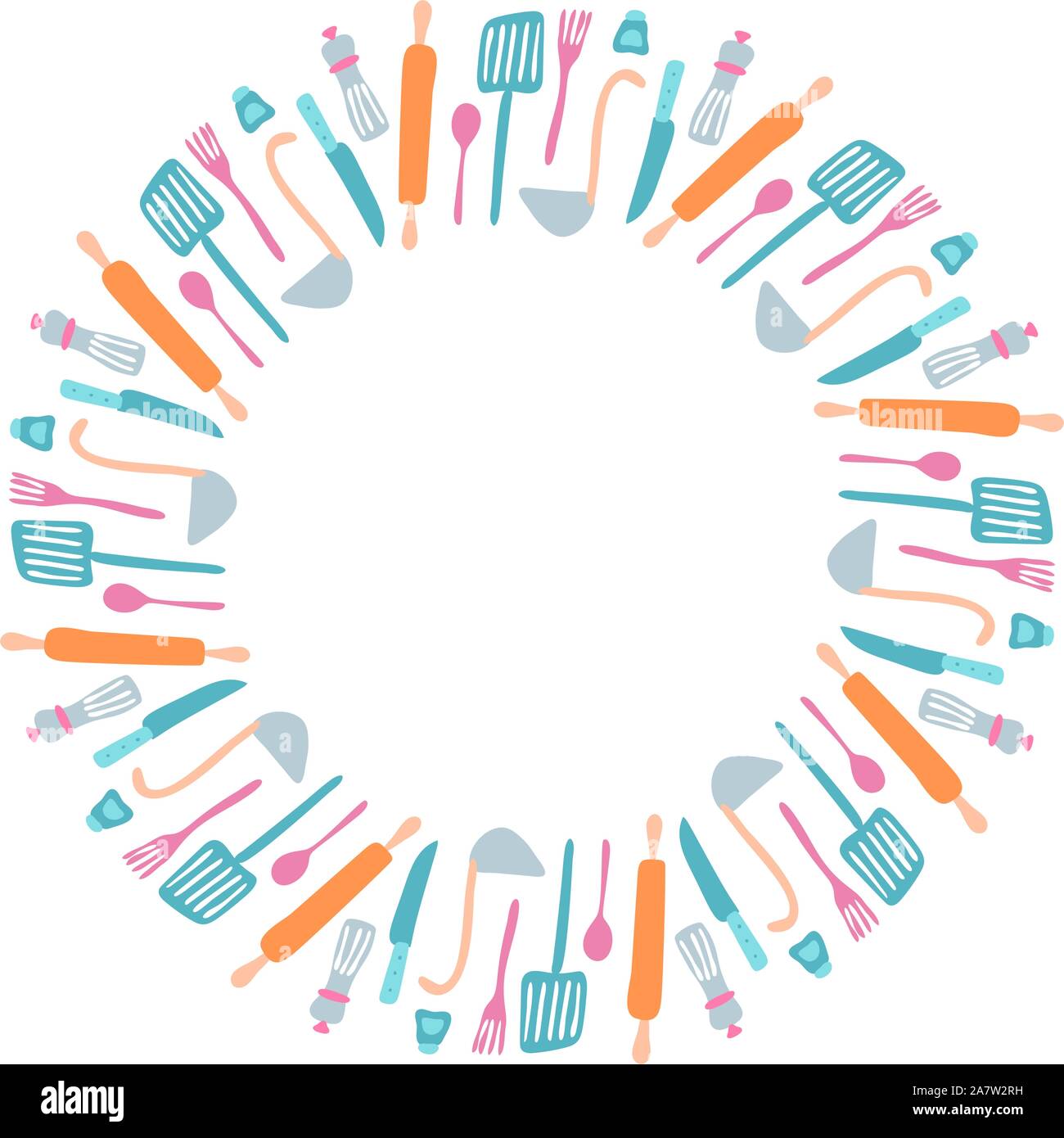 Kitchen utensils icons set cartoon hi-res stock photography and images ...