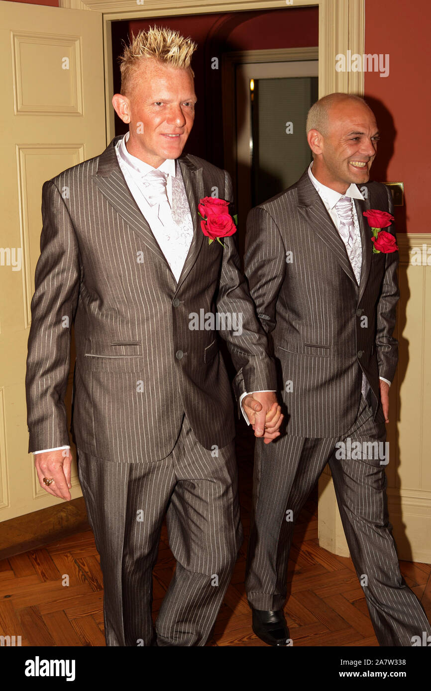 Chris and Tony during their wedding in Brighton Town Hall. A truly ...