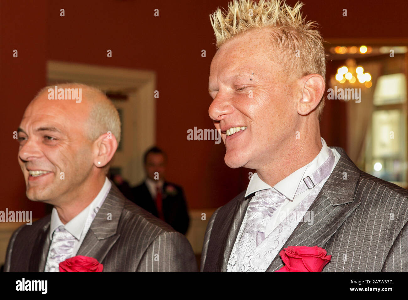 Chris and Tony during their wedding in Brighton Town Hall. A truly ...