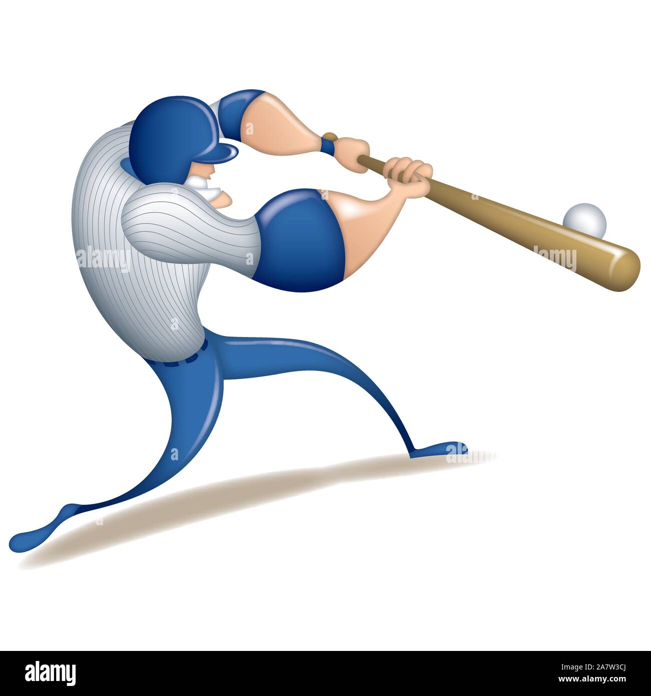 Hit Baseball Clipart