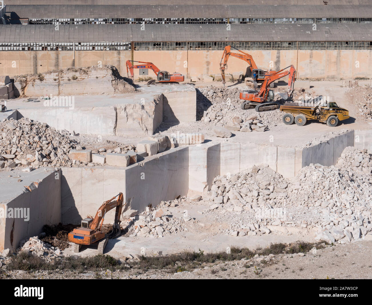 CROATIA, island Brac, Pucisca, marble quarry Stock Photo - Alamy