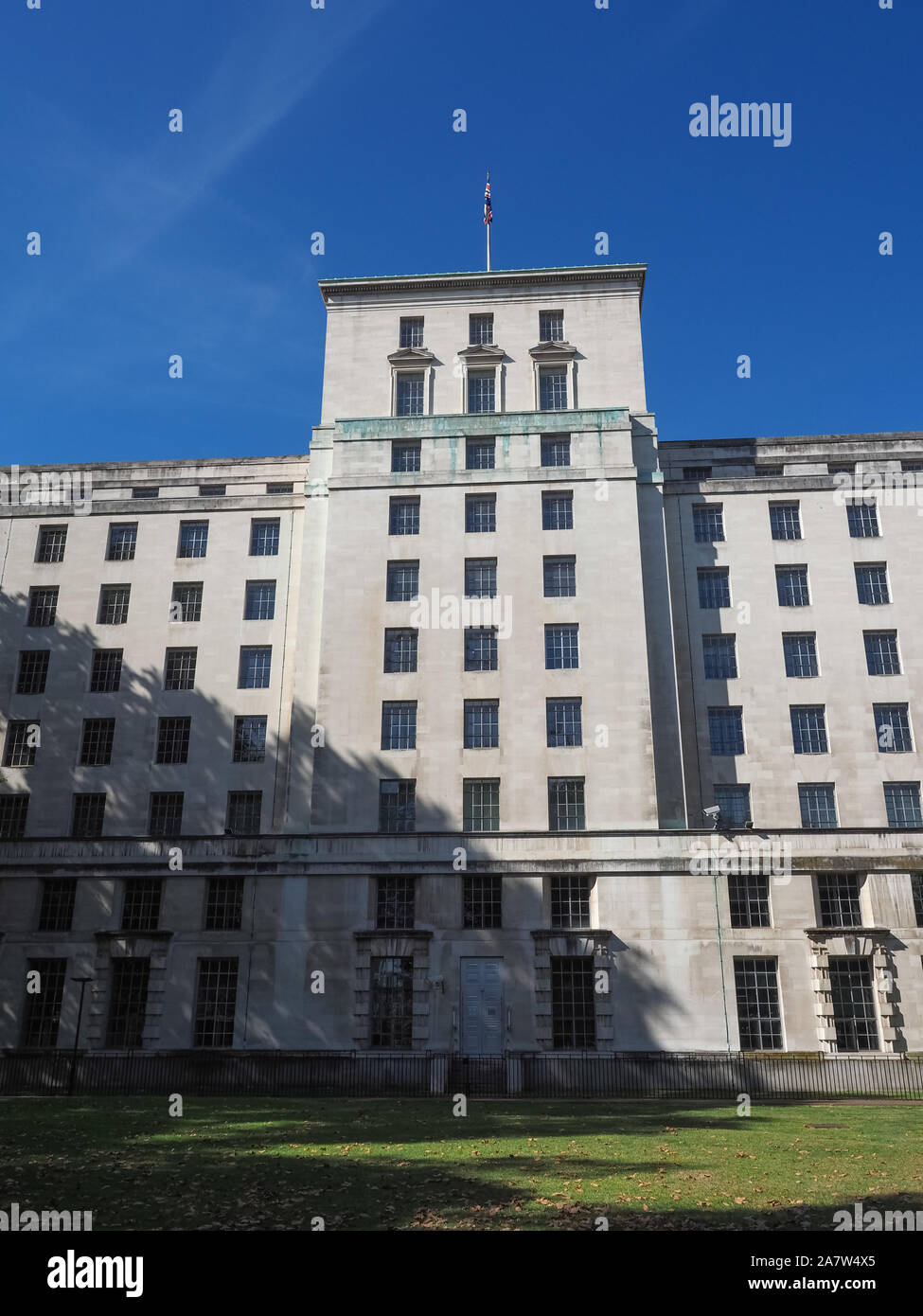 LONDON, UK - CIRCA SEPTEMBER 2019: Ministry of Defence Main Building ...