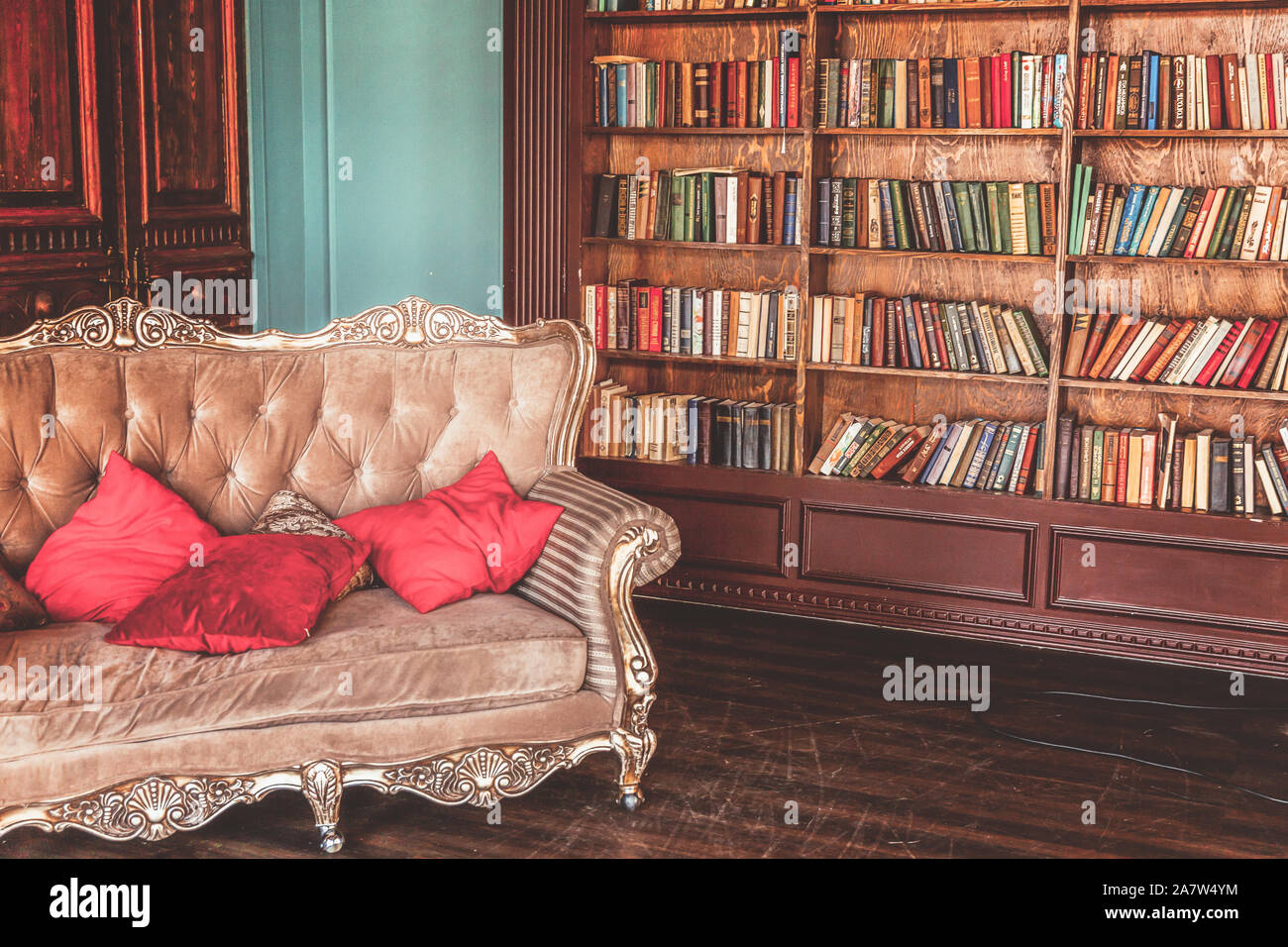 Classic Home Library Study Luxury Classic Interior Of Home Library.