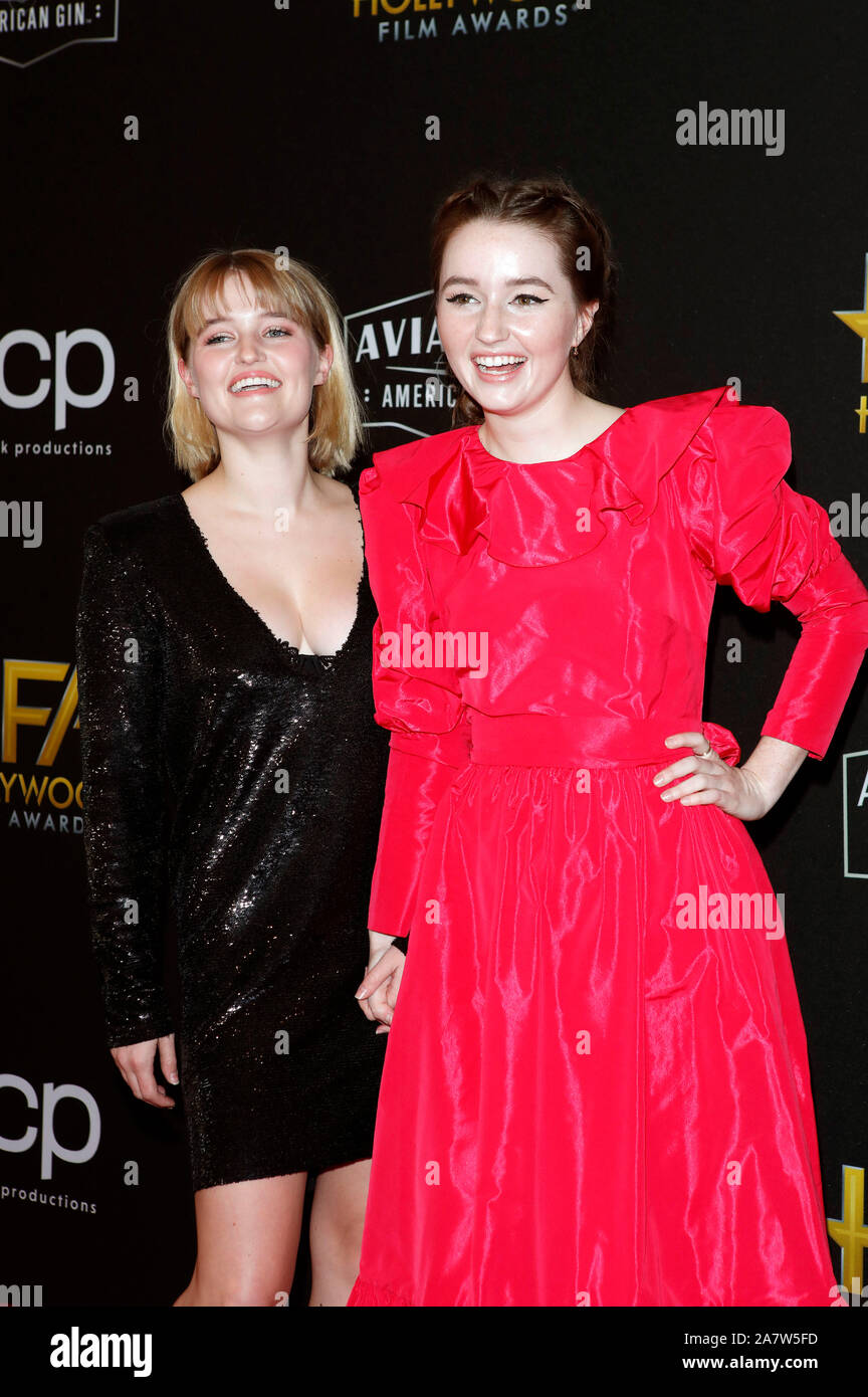 Beverly Hills, USA. 03rd Nov, 2019. Kaitlyn Dever and her sister Mady ...
