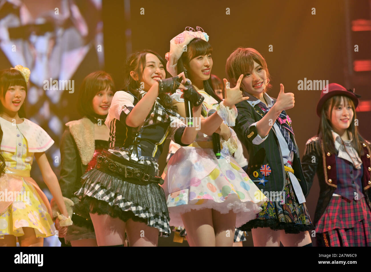 Mion Mukaichi, Yui Oguri, and Nana Okada, also known as Naachan, of ...