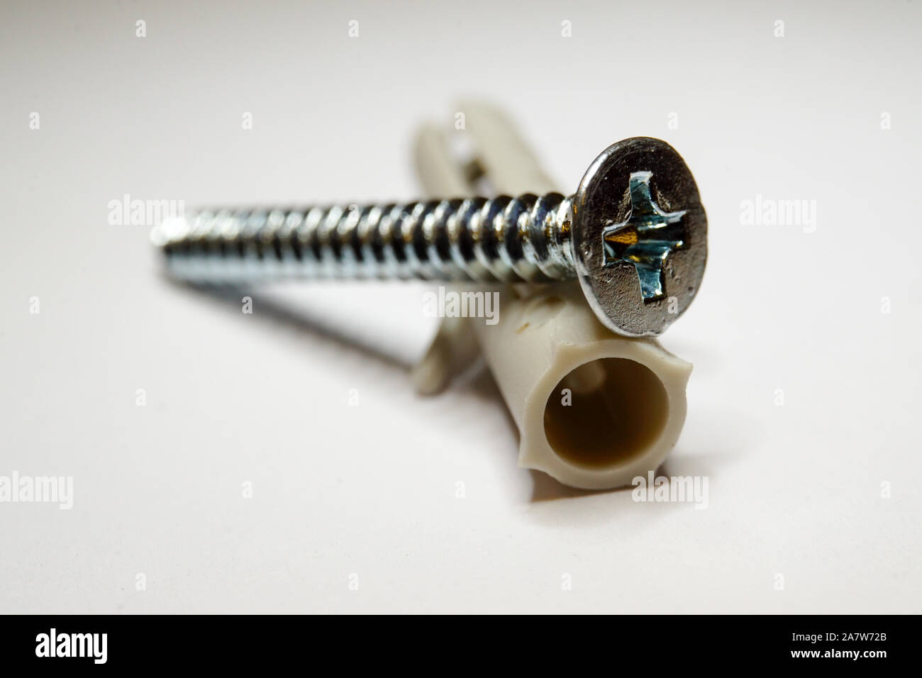 Screw anchor plugs hi-res stock photography and images - Alamy