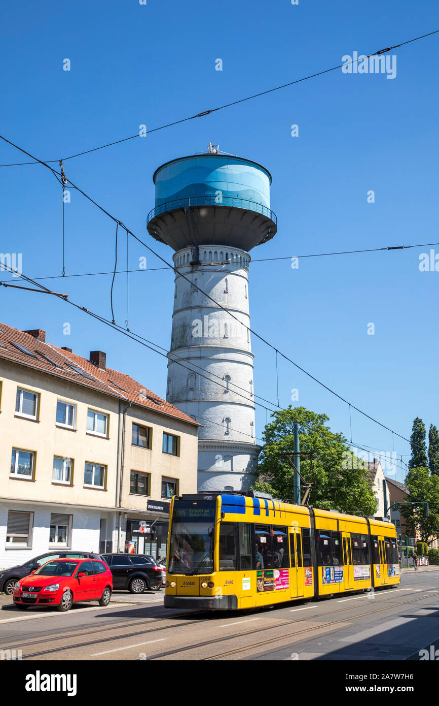 Water tower in Essen Bedingrade, Frintroper Street Stock Photo - Alamy