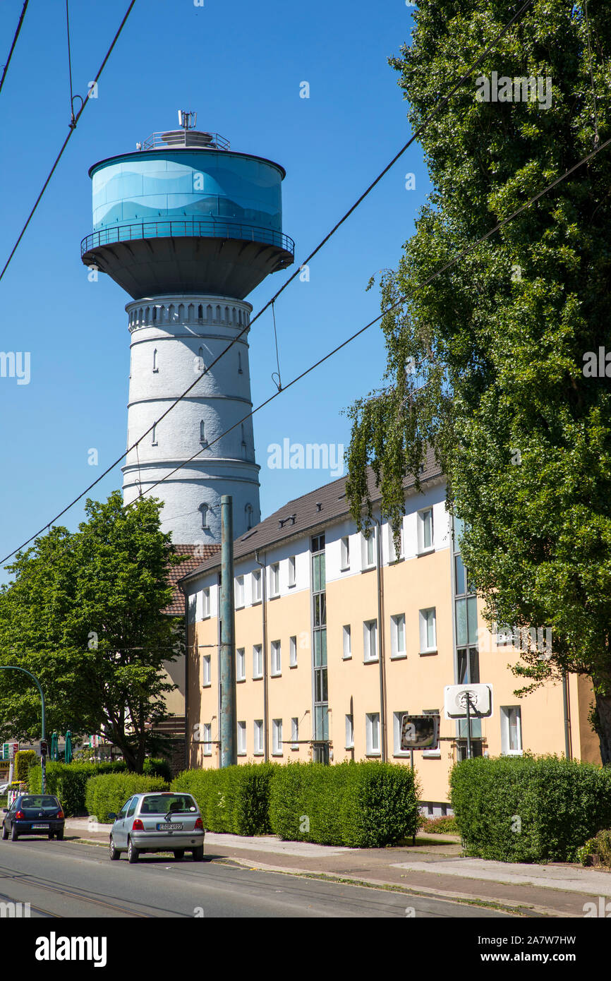 Water tower in Essen Bedingrade, Frintroper Street Stock Photo - Alamy