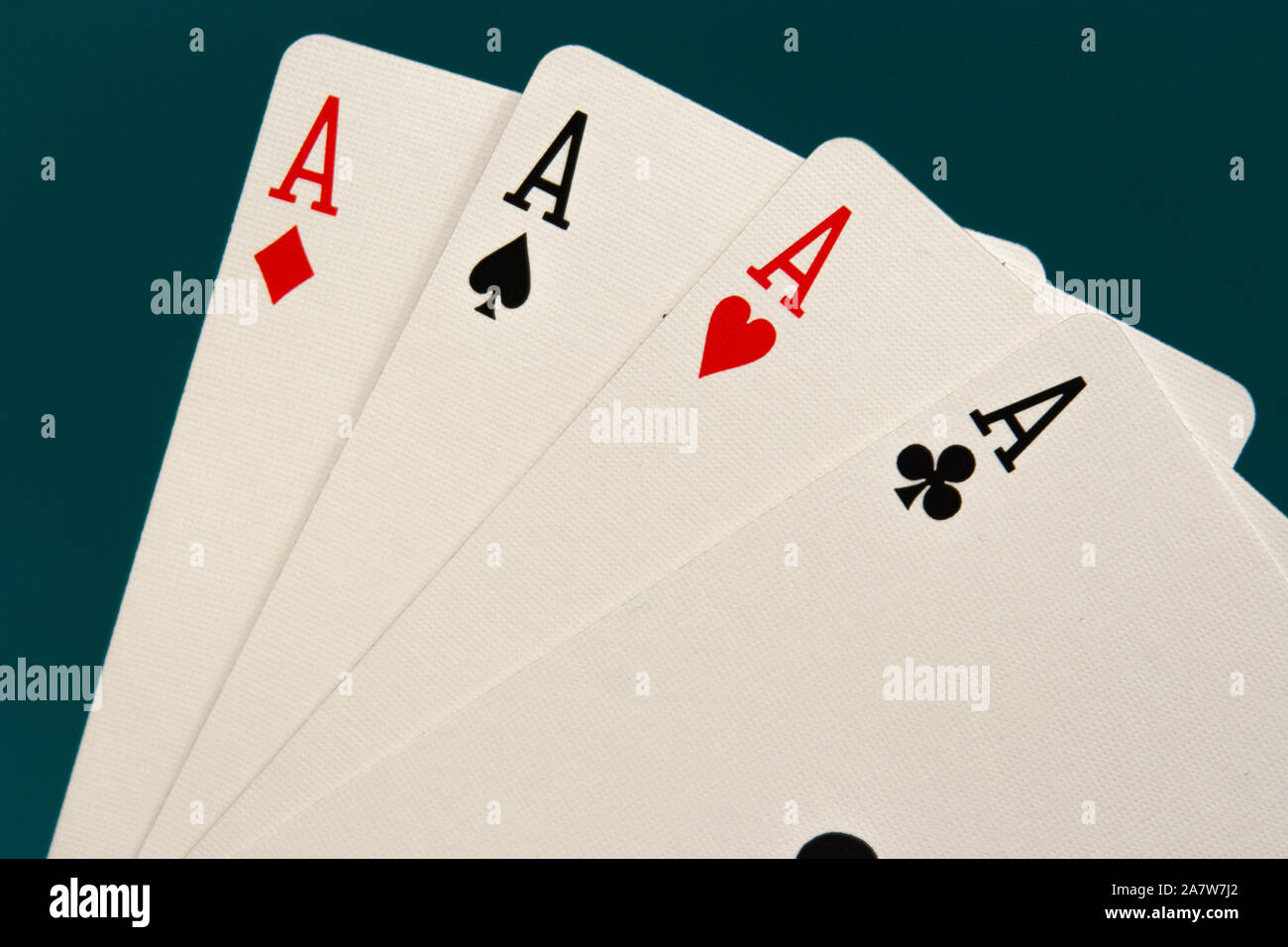 combination of four different play cards Stock Photo - Alamy