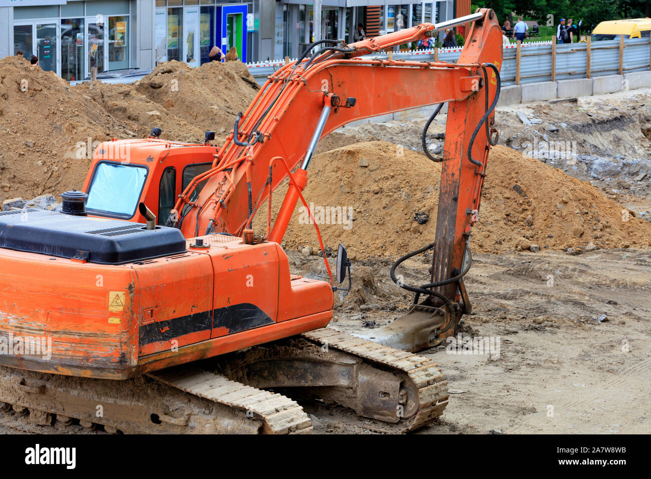 Repairing trenches hi-res stock photography and images - Alamy