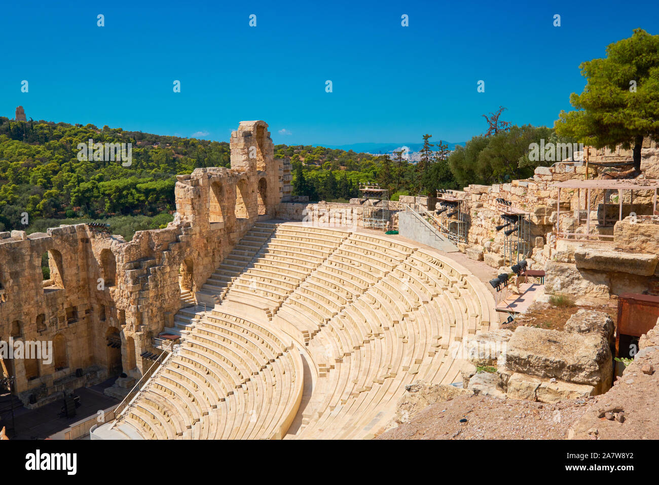 Acropolis amphitheater hi-res stock photography and images - Alamy
