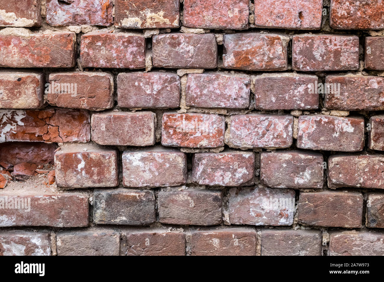 Background of old red stone wall. Texture of brick Stock Photo - Alamy