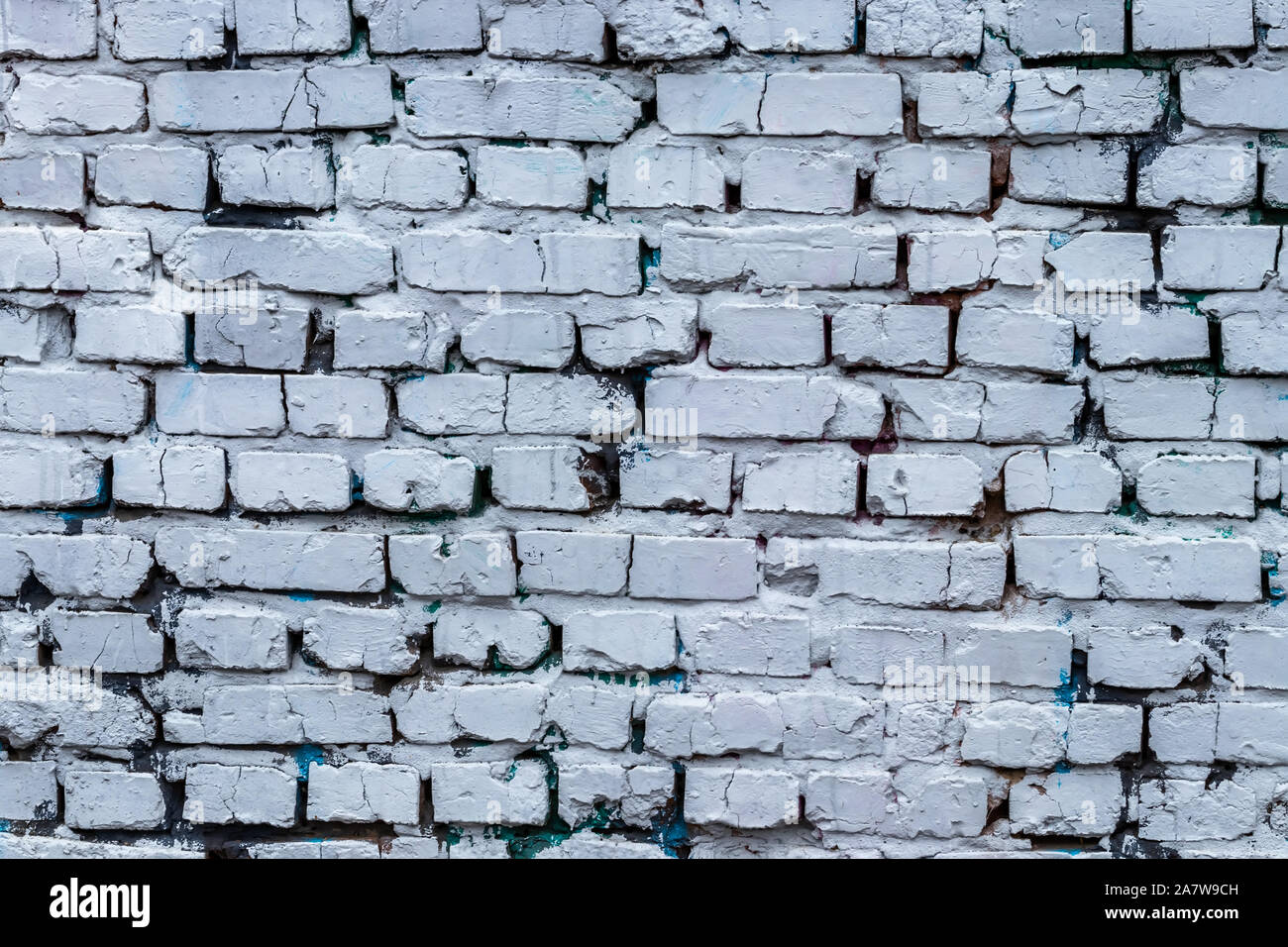 Background of old painted brick wall. Texture of brick Stock Photo - Alamy