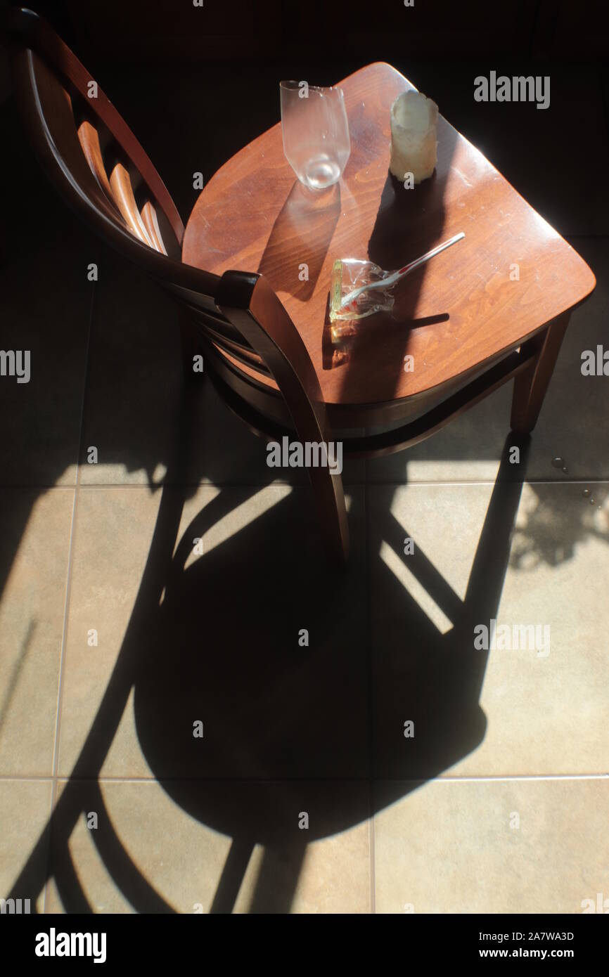 Chair in Light Stock Photo - Alamy