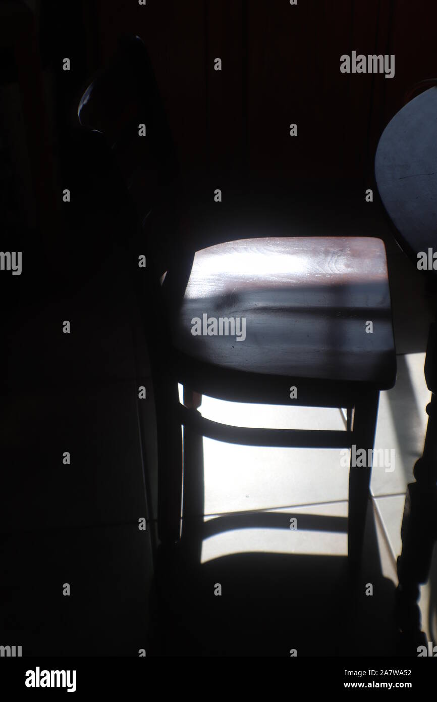 Chair in Light Stock Photo - Alamy
