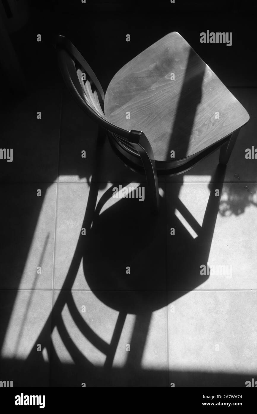 Chair in Light Stock Photo - Alamy