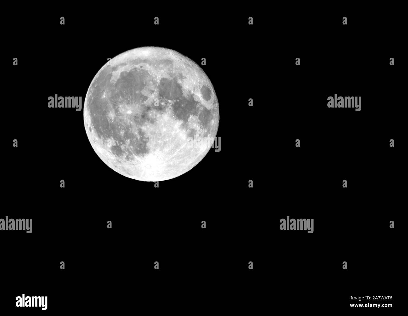 Half Moon Background being Earth's only permanent natural satellite ...