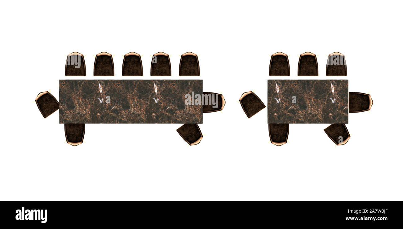 Food modern dining table Cut Out Stock Images & Pictures - Alamy