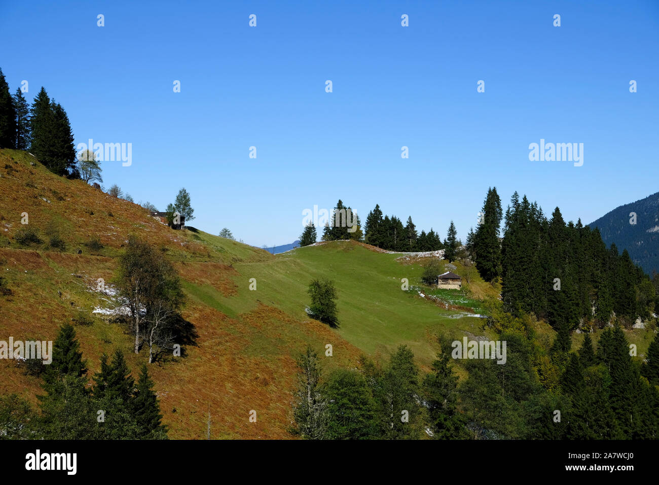 trabzon province Maçka district Kırantaş village ridges of autumn ...