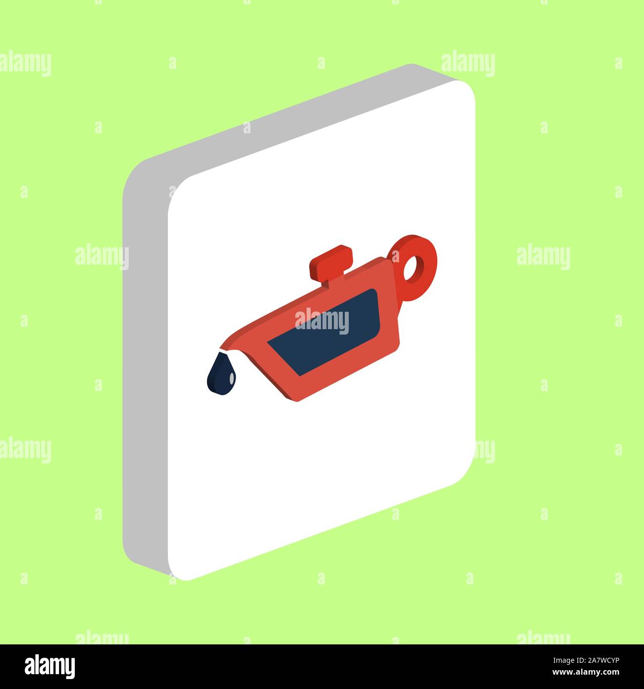 Lube Oil Simple vector icon. Illustration symbol design template for ...