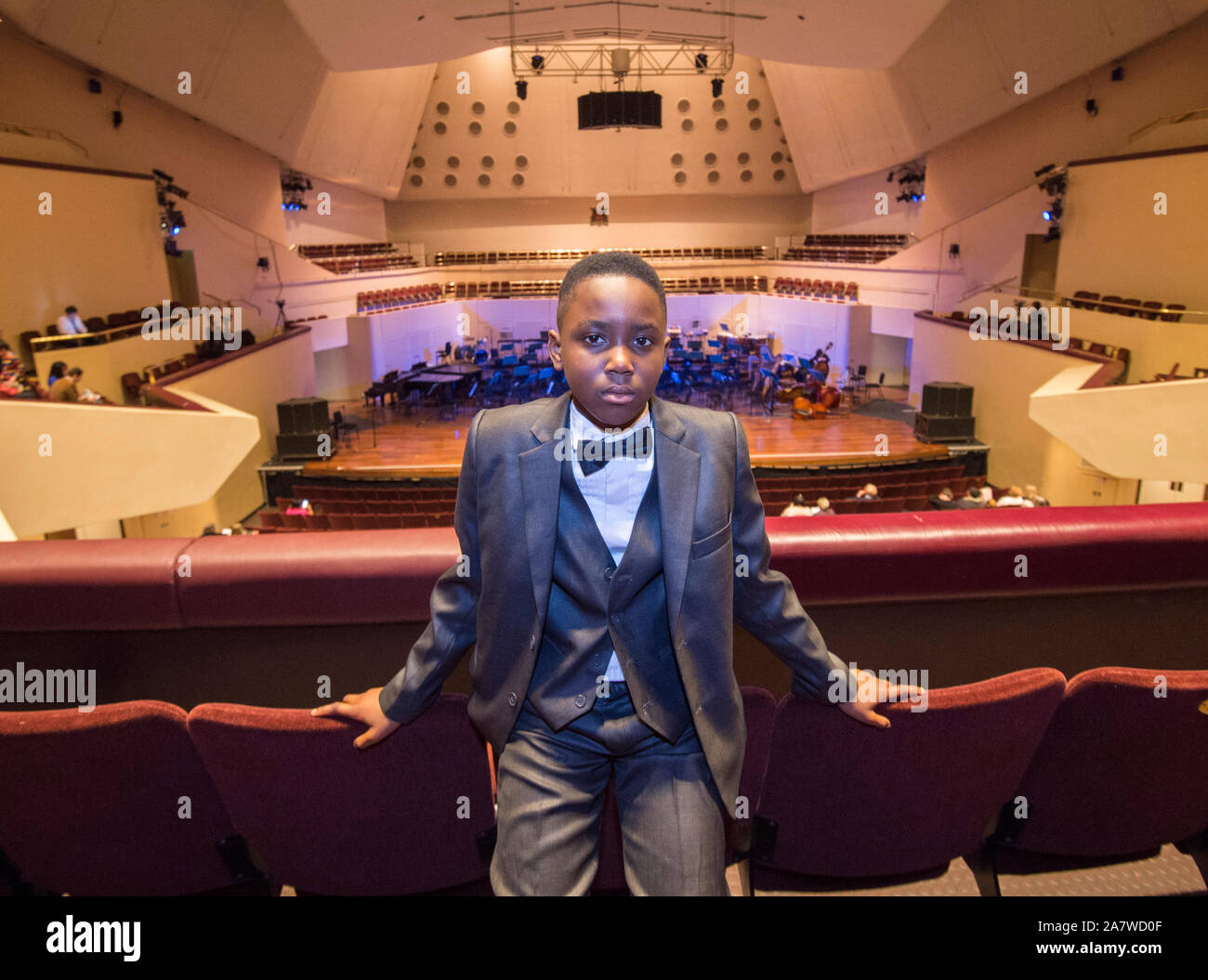 Mathew Smith aged 11 becomes the youngest conductor to lead a 75 piece ...