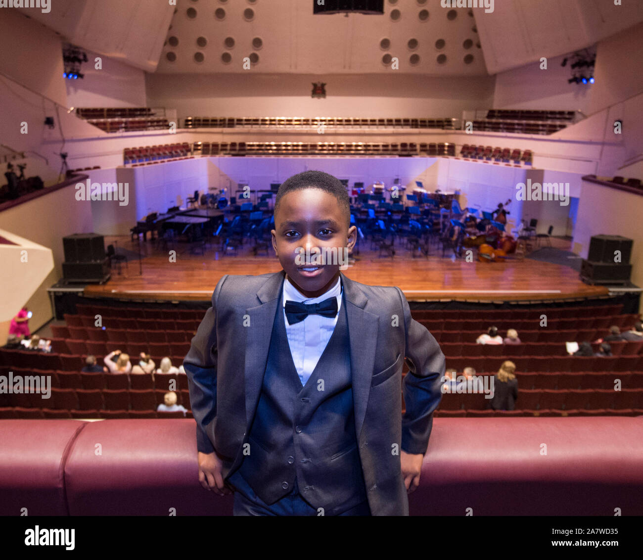 Mathew Smith aged 11 becomes the youngest conductor to lead a 75 piece ...