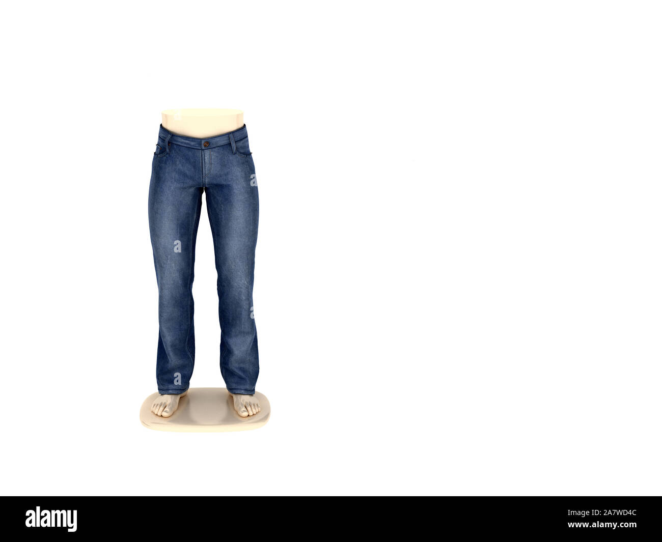 3d render of blue jean Stock Photo - Alamy